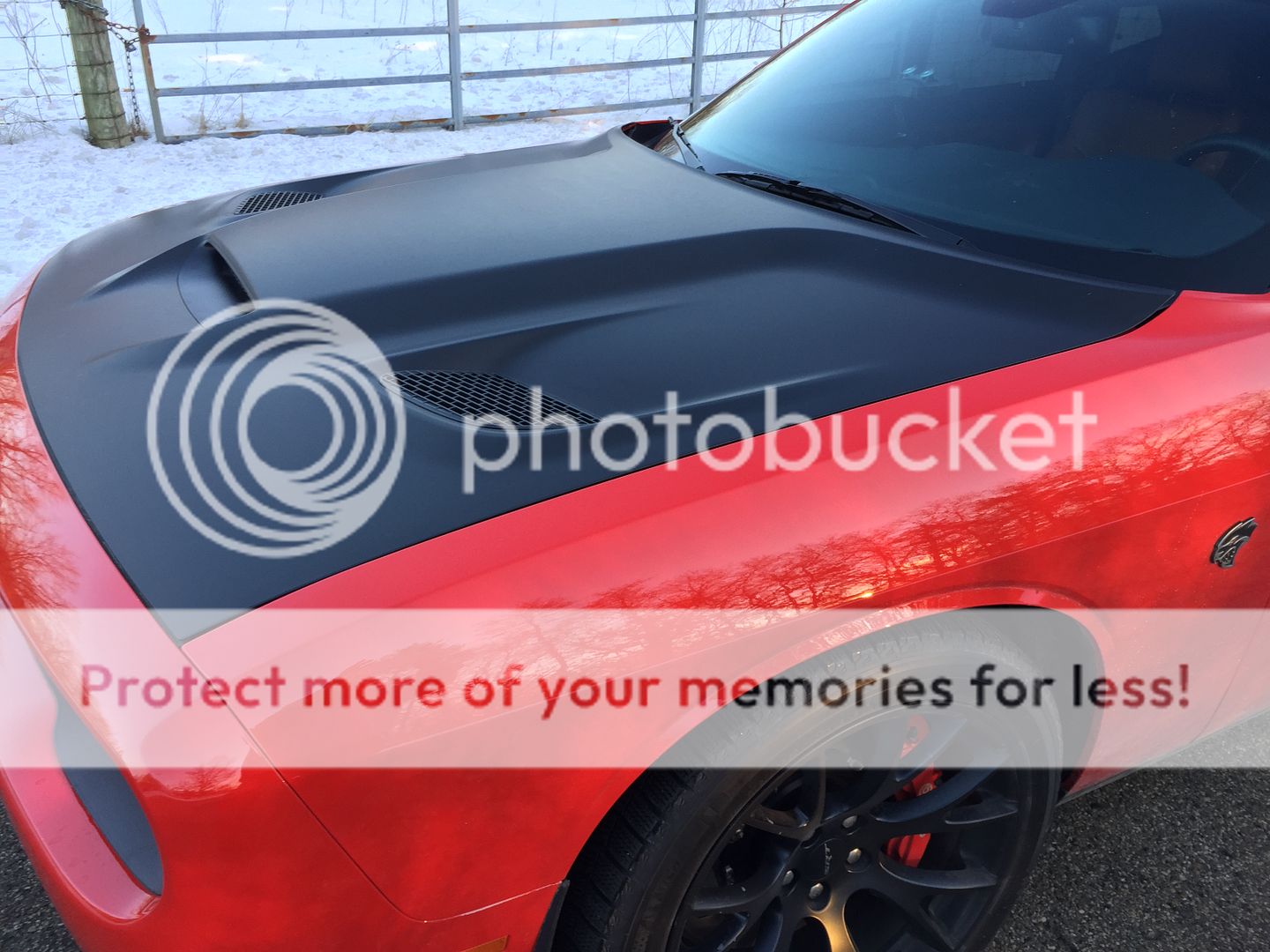 Wrapped my hood | SRT Hellcat Forum